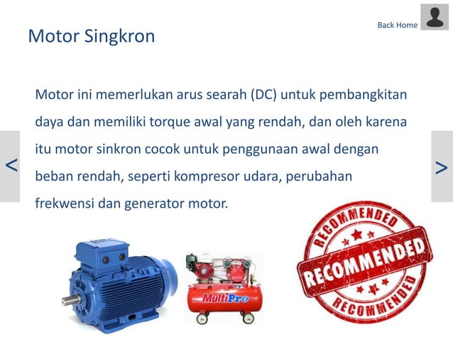 Motor listrik ac dan motor listrik dc | PPTX