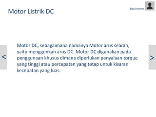 Motor listrik ac dan motor listrik dc | PPTX