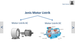Motor listrik ac dan motor listrik dc | PPTX