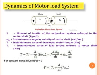 Motor load dynamics | PPTX
