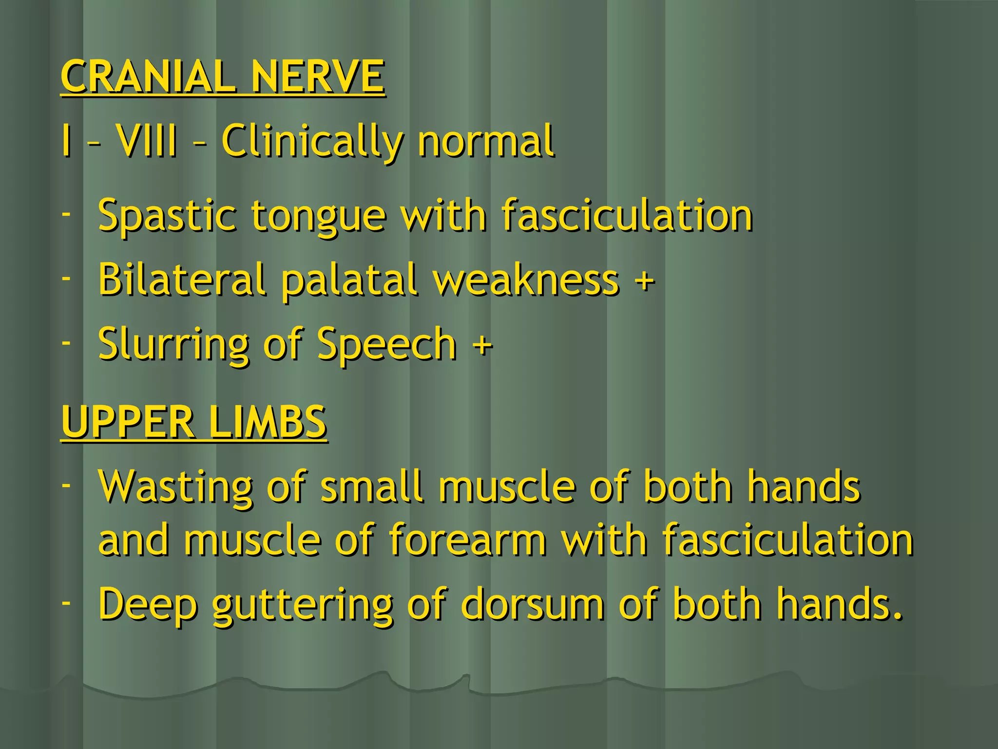 Motor neuron disease | PPT