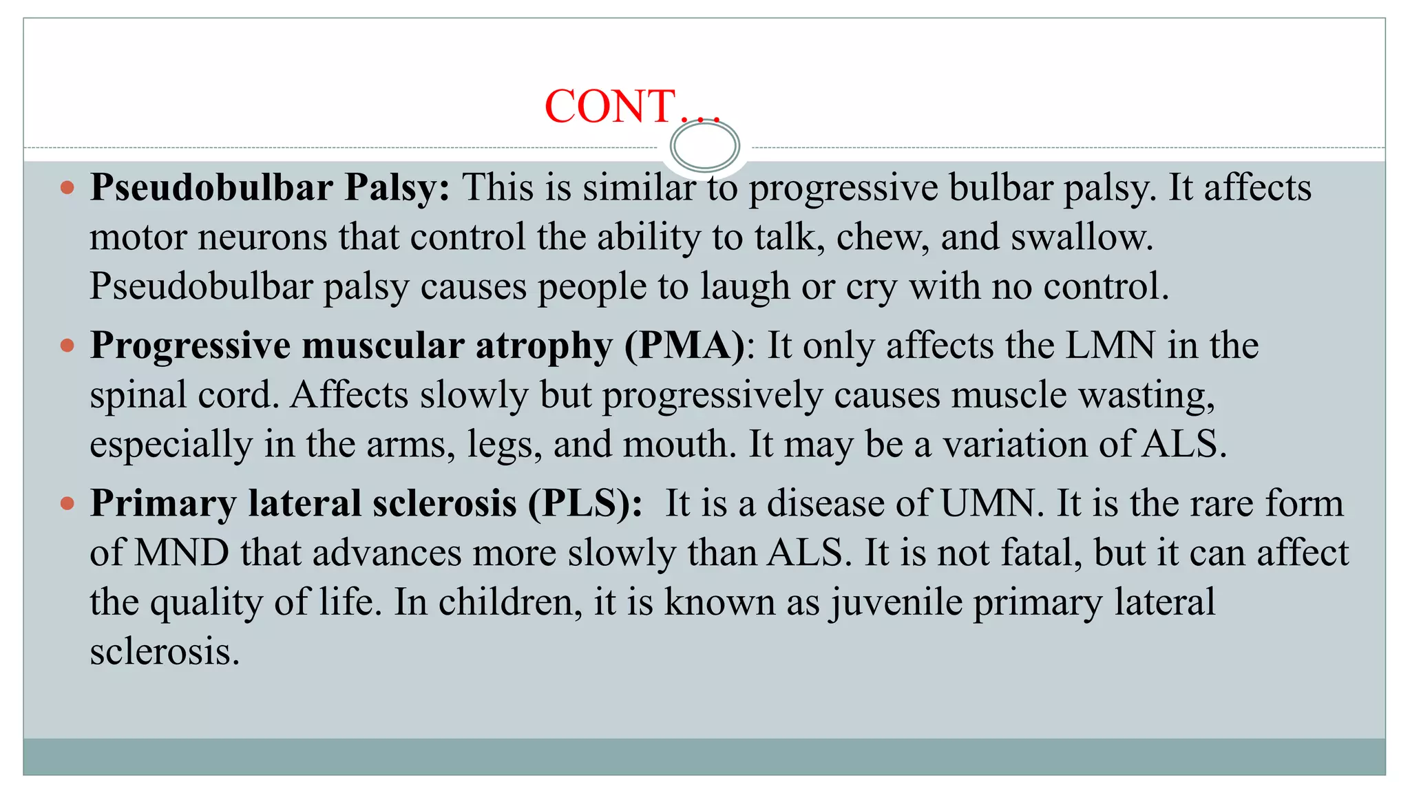 Motor neuron disease.pptx new | PPTX