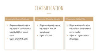 Motor neuron disease | PPTX