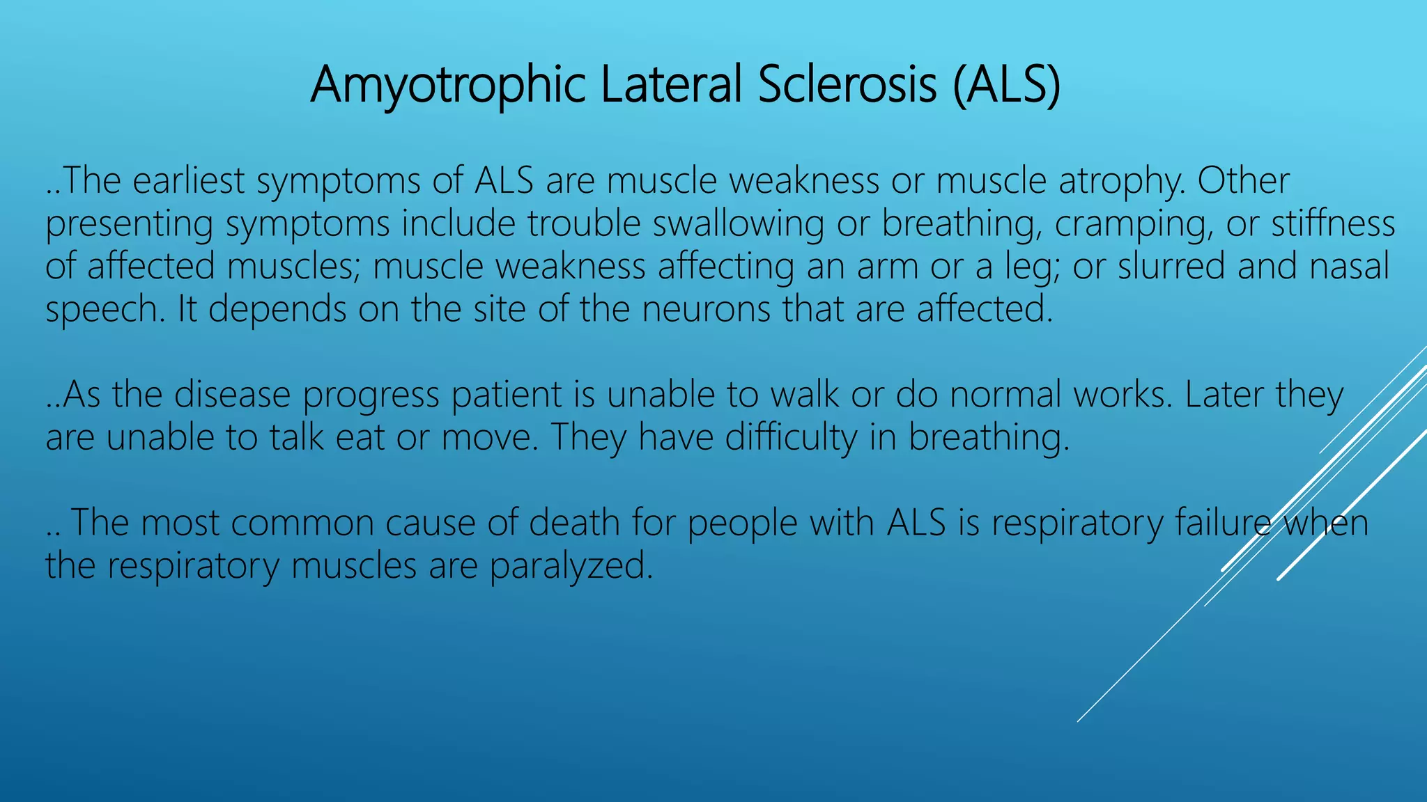 Motor neuron disease | PPTX