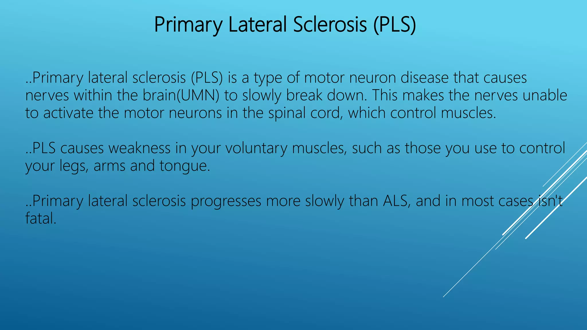 Motor neuron disease | PPTX
