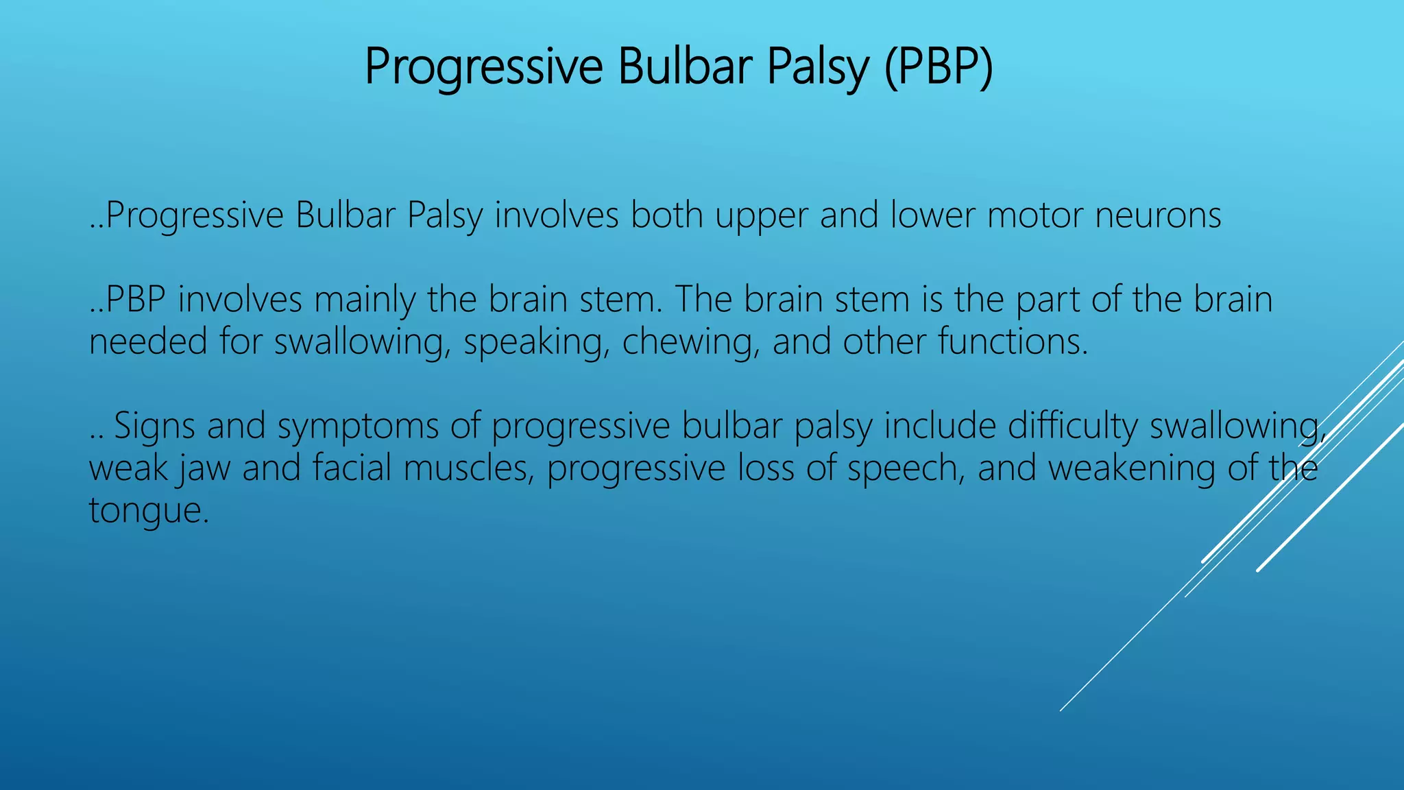 Motor neuron disease | PPTX