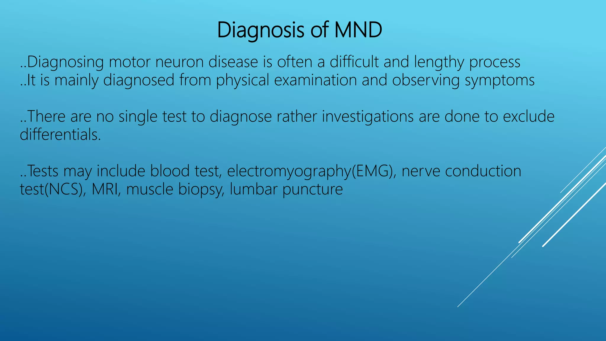 Motor neuron disease | PPTX