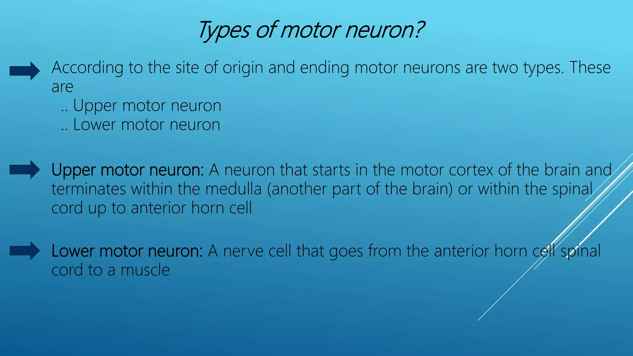 Motor neuron disease | PPTX