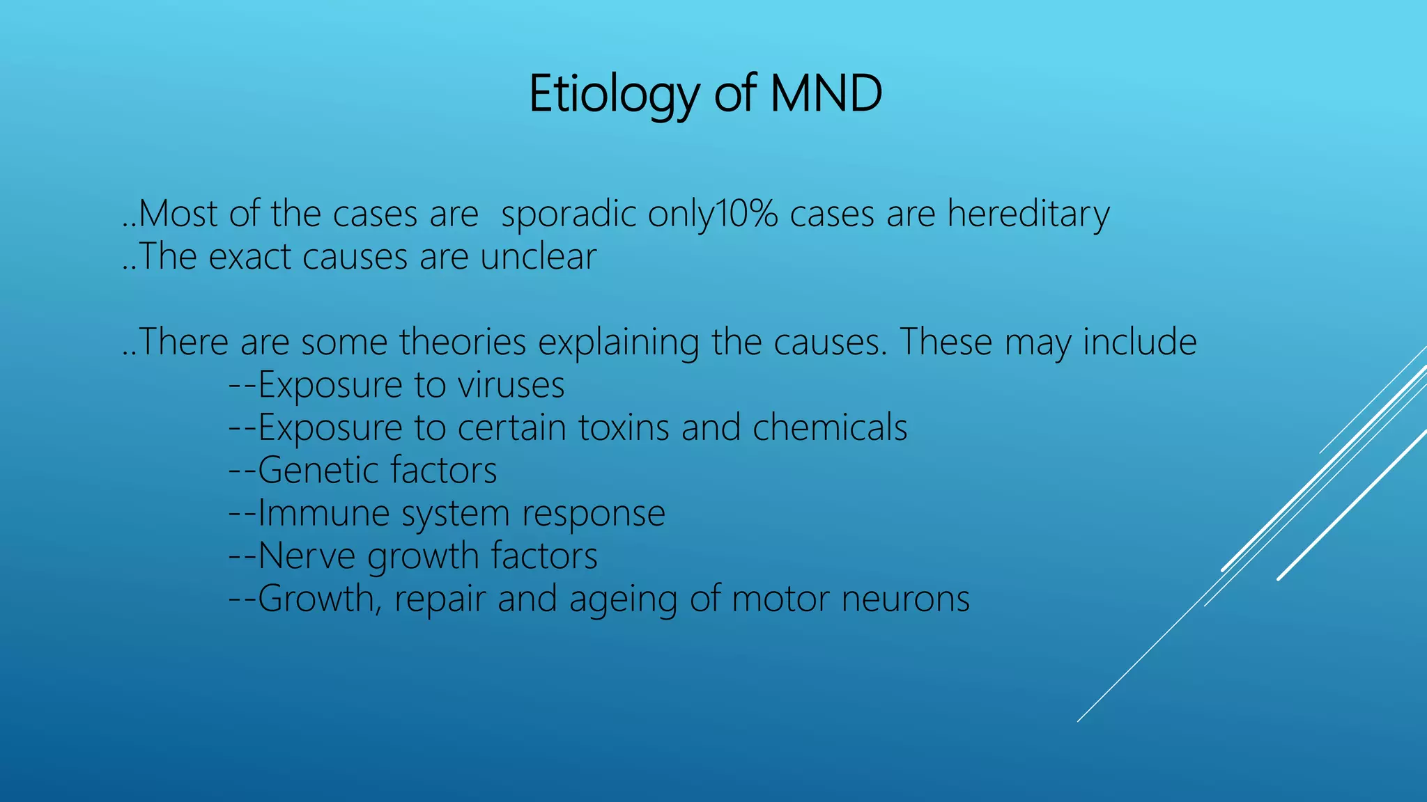 Motor neuron disease | PPTX