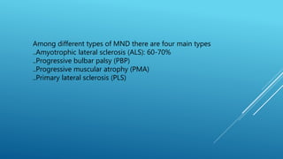 Motor neuron disease | PPTX