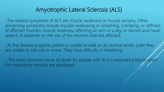Motor neuron disease | PPTX