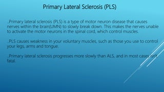 Motor neuron disease | PPTX