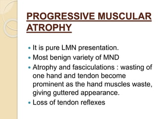 Motor Neuron Disease and PT Mx | PPTX
