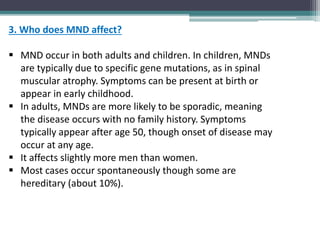 Motor neuron disease- an overview. | PPTX