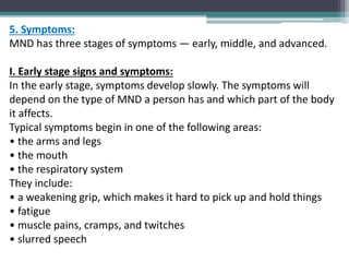 Motor neuron disease- an overview. | PPTX