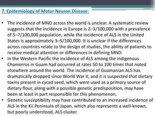 Motor neuron disease- an overview. | PPTX