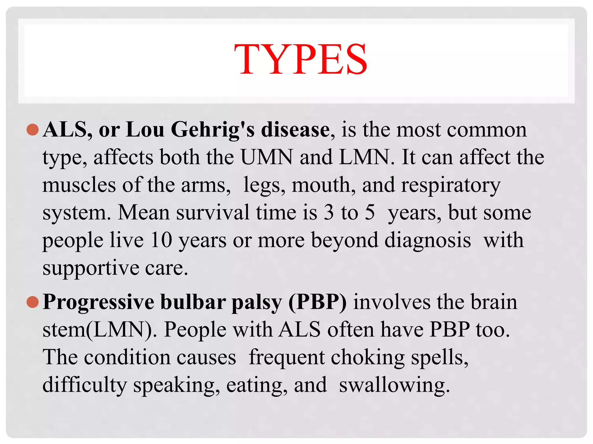 motor neuron disease.pptx | Physical Therapy | Wellness