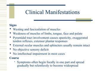 MOTOR NEURON DISEASE of the neurological system | PPT