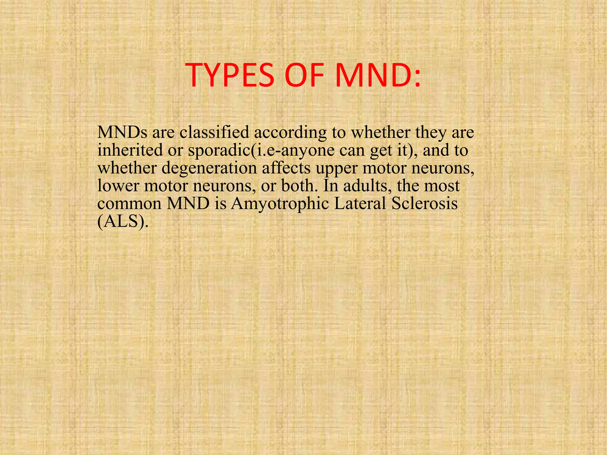 Motor neuron diseases. ppt. | PPTX