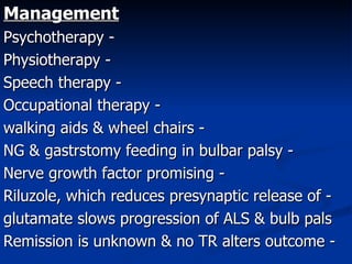 Motor Neurone Disease | PPT