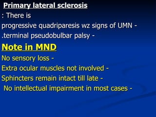Motor Neurone Disease | PPT