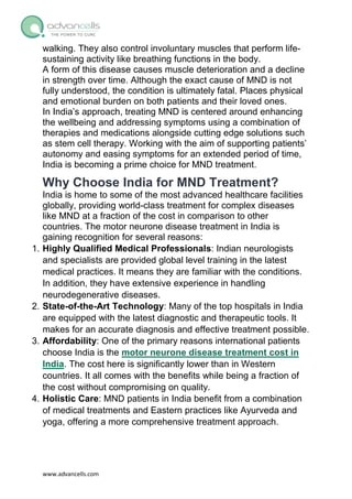 Motor Neurone Disease Treatment Options in India: What You Should Know ...
