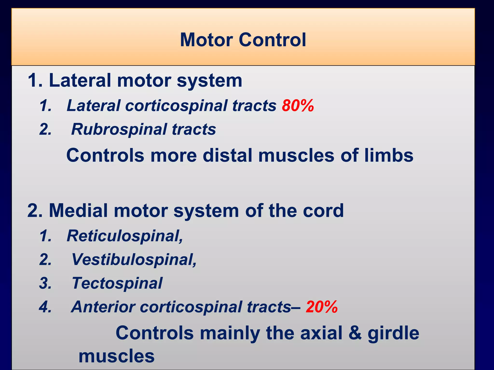 Pyramida and extrapyramidal tracts | PPTX