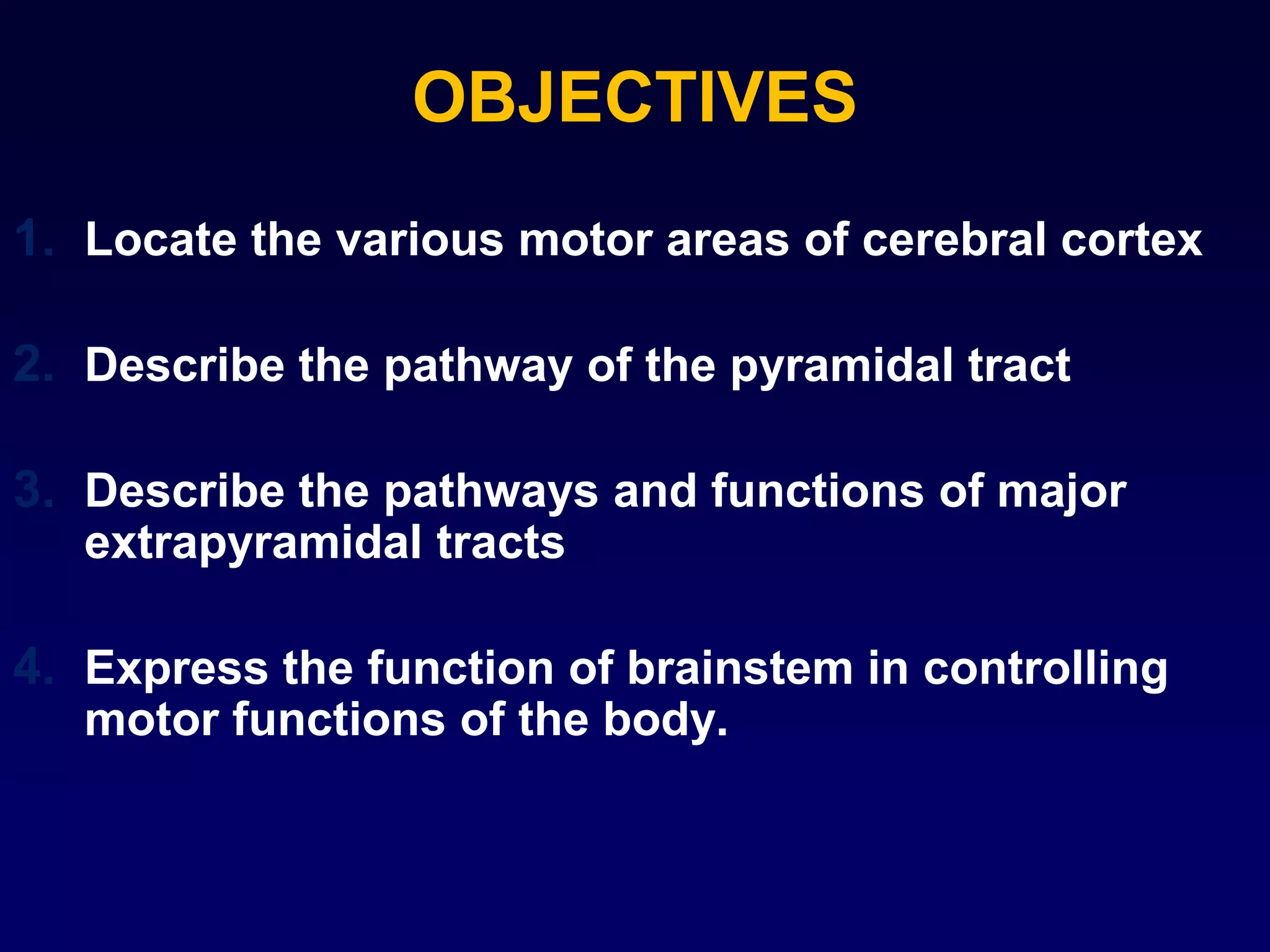 Pyramida and extrapyramidal tracts | PPTX