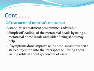 Motorn's neuroma | PPTX