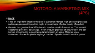 Motorola Marketing Startegies | PPTX