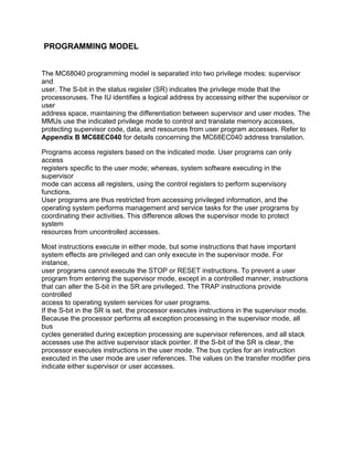 Motorola Mc68040 Microprocessor ::: | PDF