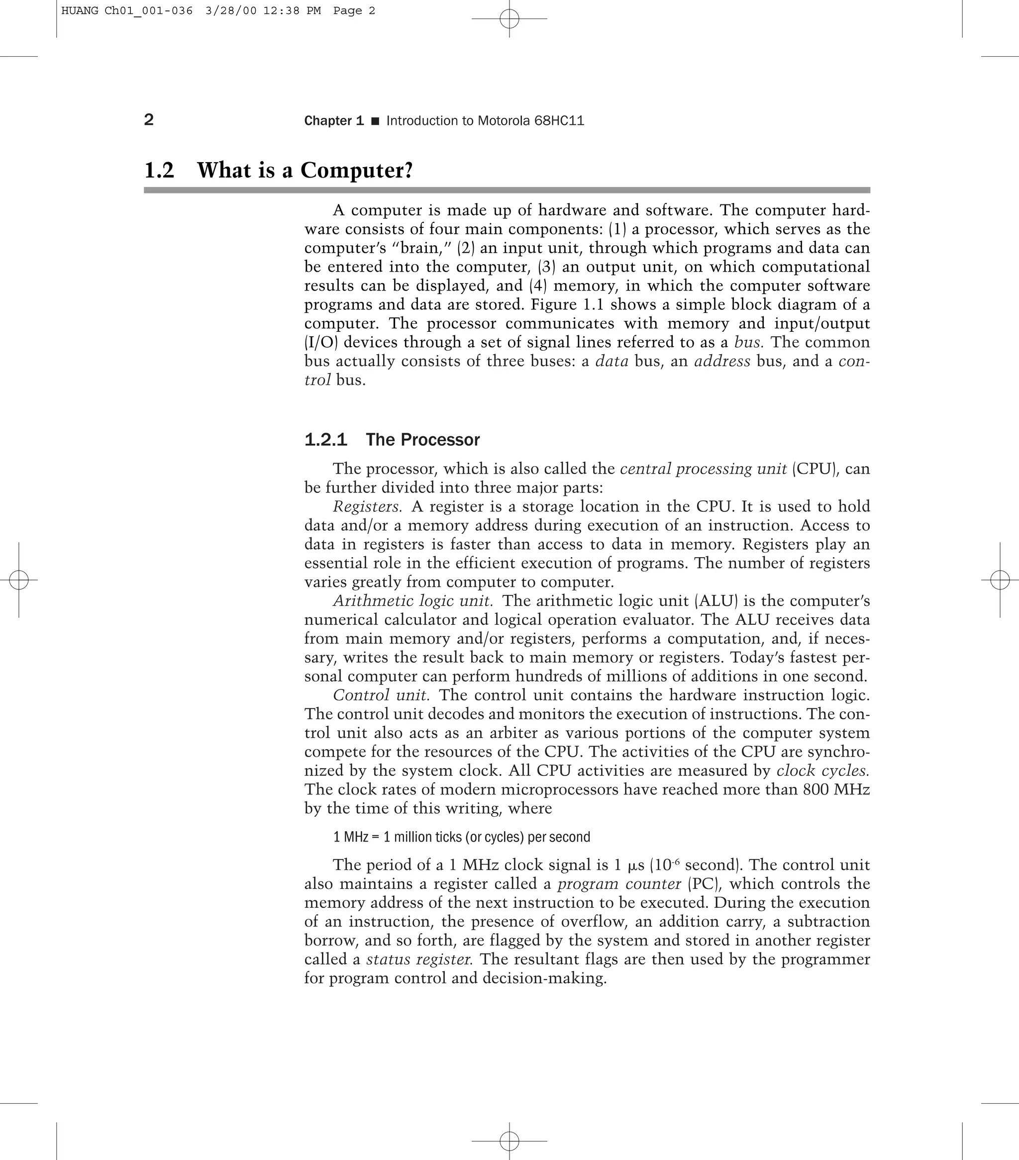 Motorola 68hc11 | PDF