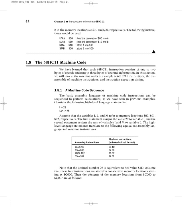 Motorola 68hc11 | PDF