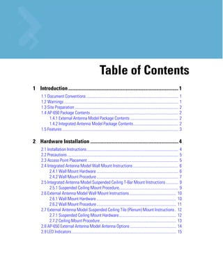 Motorola ap650 access point installation guide (part no. 72 e 131207-01 ...