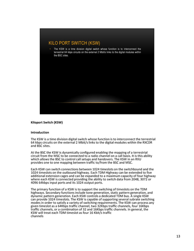 Motorola BSC Overview | PDF