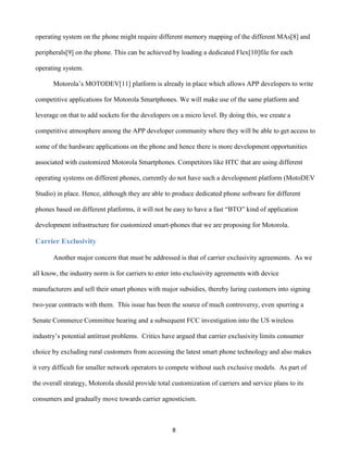 MS&E274 - Motorola BTO | PDF