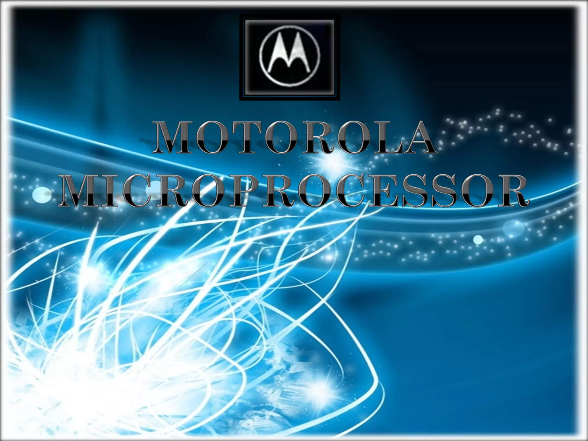 Motorola microprocessor | PPT