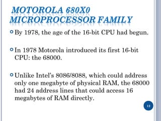 Motorola microprocessor | PPT