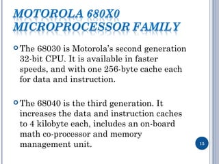 Motorola microprocessor | PPT