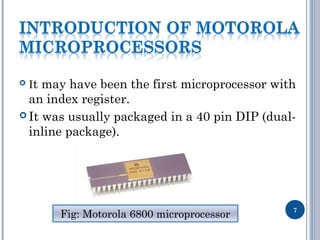 Motorola microprocessor | PPT