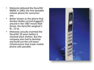 Motorola Dynatac Gordon Gekko