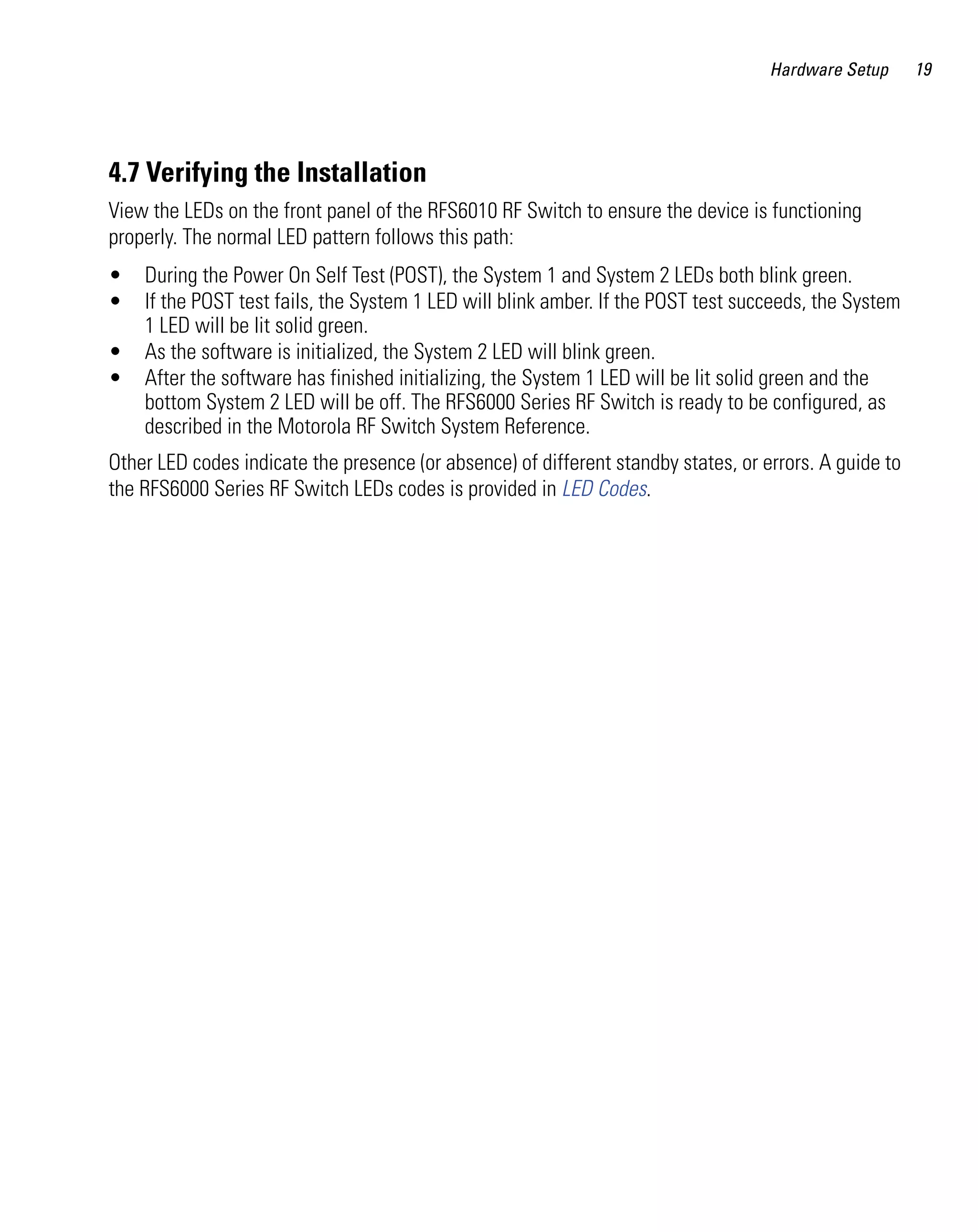 Motorola rfs6000 series rf switch installation guide | PDF