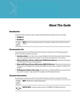 Motorola rfs wi_ng_system_ref_guide | PDF