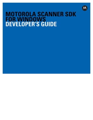 Motorola Scanner SDK Guide | PDF