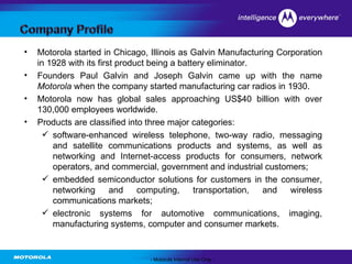 Motorolas Global Strategy | PPT