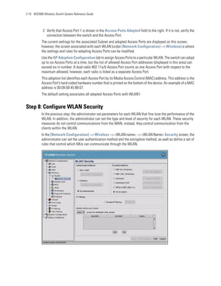 Motorola ws2000 wireless switch system reference guide | PDF