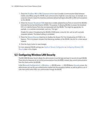 Motorola ws2000 wireless switch system reference guide | PDF