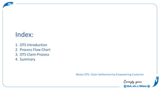 Motor OTS claim process two wheeler | PPTX