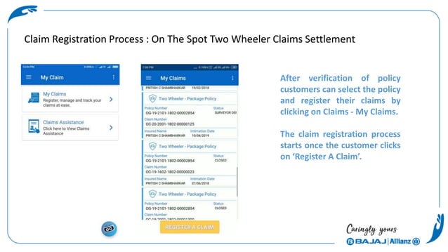 Motor OTS claim process two wheeler | PPTX