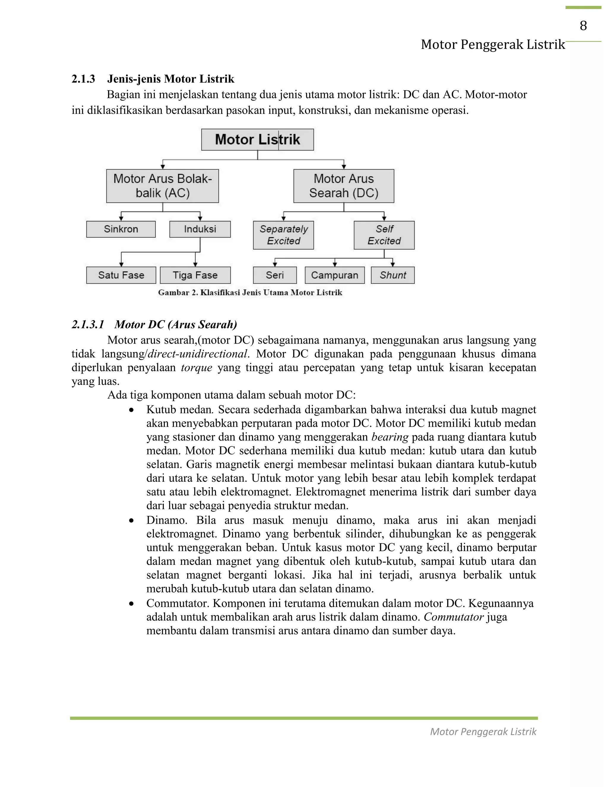 Motor penggerak listrik | PDF